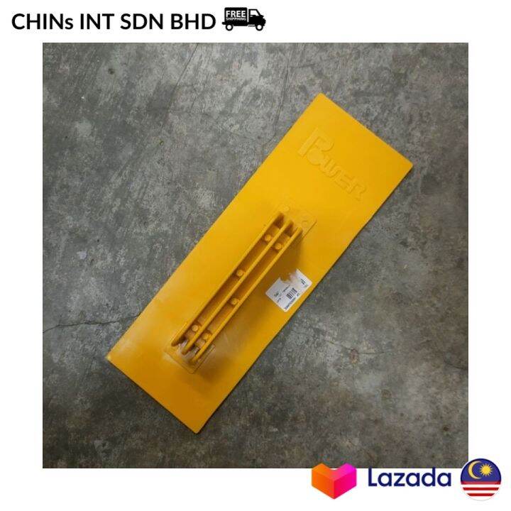 Durable Plaster Simen Kuning PVC Plastering Trowel [4" (W) x 12" (L ...