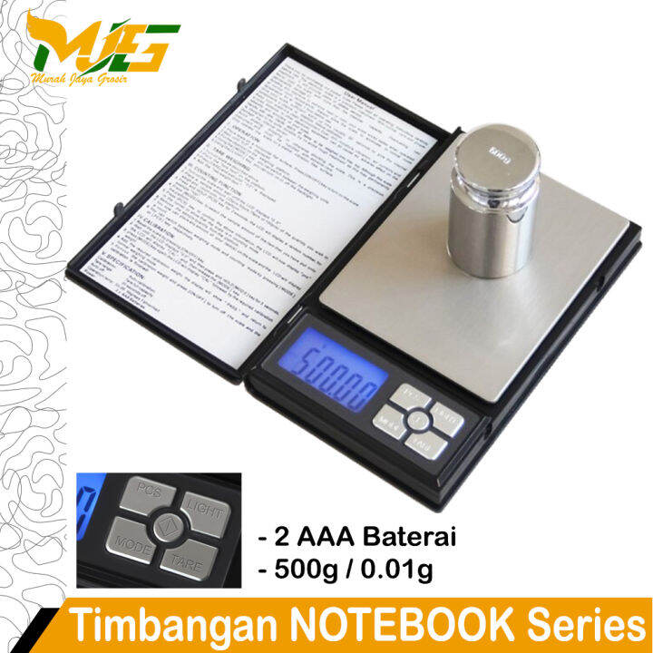 Timbangan Emas Digital Notebook Pocket Scale - Timbangan Emas Model ...