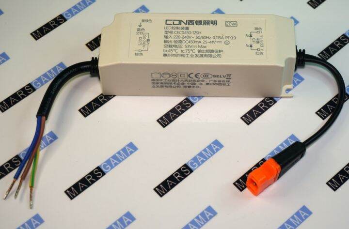 LED Driver 20W DC 25 -41V 450ma Input AC 220V | Lazada Indonesia