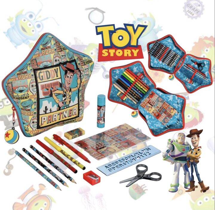 กระเป๋าเครื่องเขียน ลายToy Story Zip-Up Stationery Kit, ราคา : 990 บาท ...