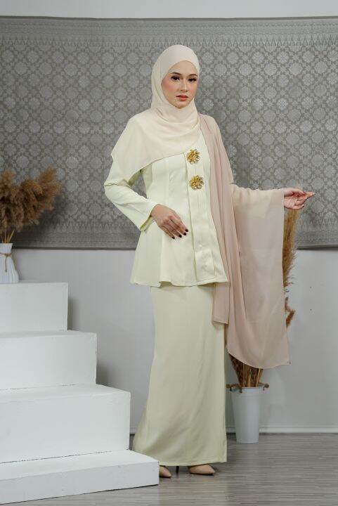 Sopan Warisan Baju Kebaya Riau Moden Ratu | Lazada