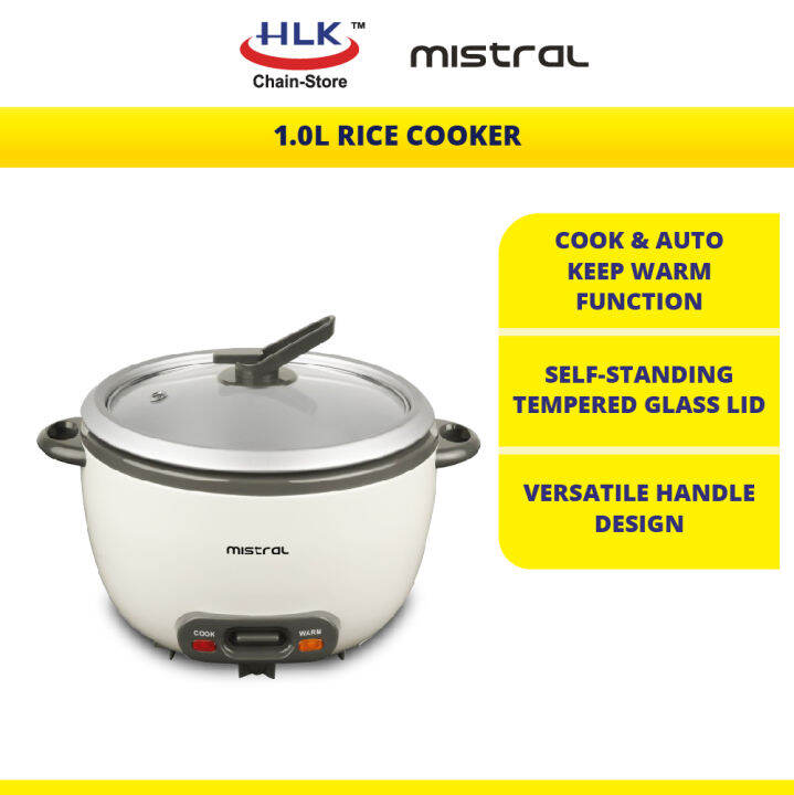 MISTRAL 1.0L Rice Cooker MRC10D | Lazada