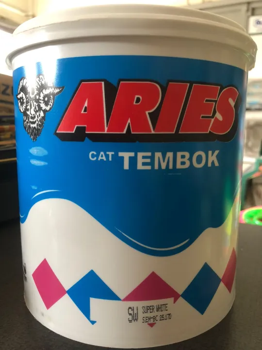 Cat Tembok ARIES dari AVIAN Brand SUPER WHITE 5 KG | Lazada Indonesia