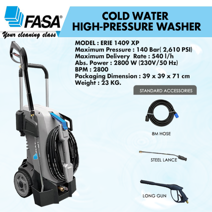 Pressure Washer Cold Water FASA-ERIE1409XP | Lazada PH