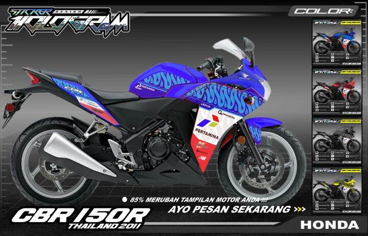 Cbr Striping Sticker Cbr Cbu 250R - Stiker Motor Keren Setiker Motor Honda CBR CBU Thailand List ...