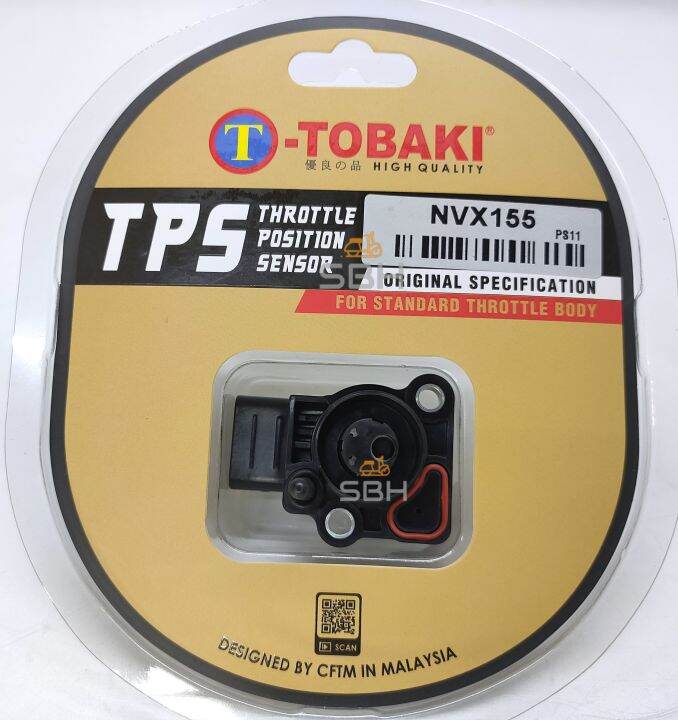 YAMAHA NVX155 R15 V2-V3 TPS THROTTLE POSITION SENSOR TOBAKI [STANDARD] | Lazada