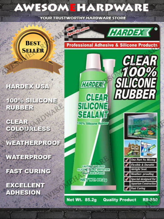 HARDEX RS-850W OR RS-850 KITCHEN BATHROOM SILICONE ANTI FUNGUS (WHITE ...