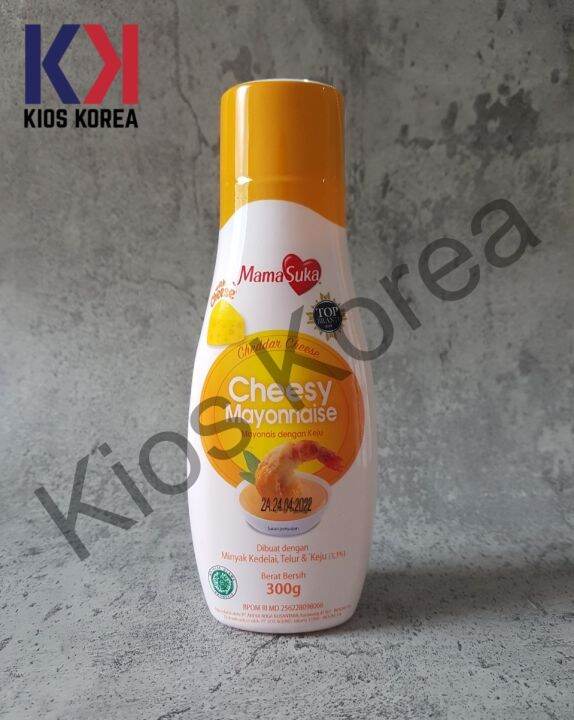Mamasuka Cheesy Mayonnaise 300 Gr - Cheddar Cheese Mayonais Keju [Botol ...