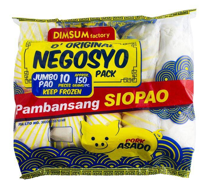 NEGOSYO PACK JUMBO ASADO SIOPAO 10's | Lazada PH