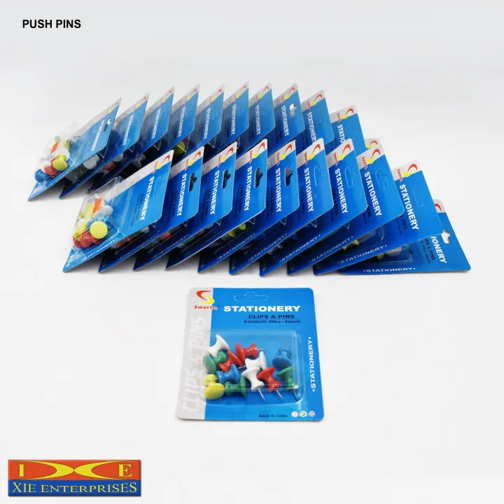 Swerte Push Pins / Put-Pin / Pins /CK-032 / Office & Schhol Supplies ...
