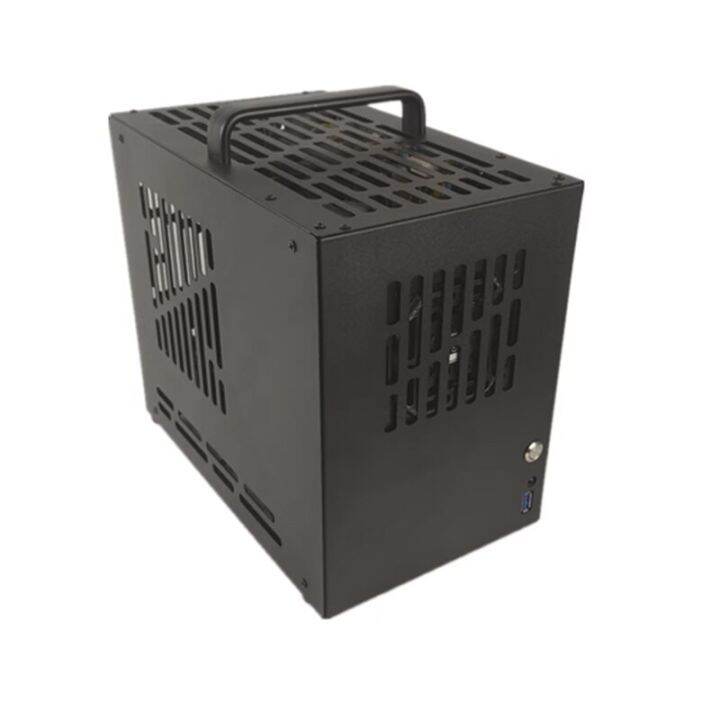 Mini ITX Chassis Support SFX Power Supply A4 Metal Mini Chassis 8.3L ...