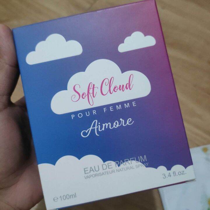 SOFT CLOUD Aimore Perfume: Captivating Ariana Grande Cloud 100ml ...