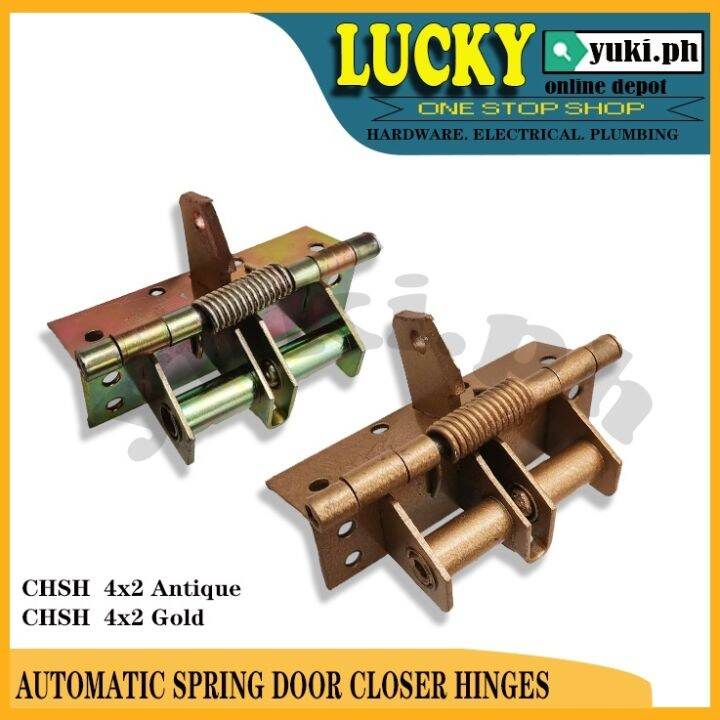 CHSH AUTOMATIC DOOR CLOSER SPRING HINGES ( 4x2 ) | Lazada PH