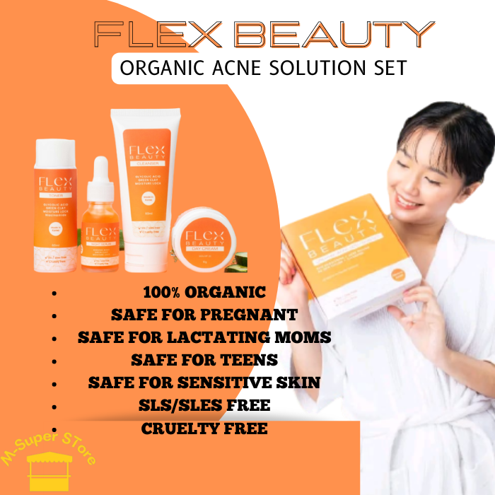 Flex Beauty Organic Acne treatment set | Lazada PH