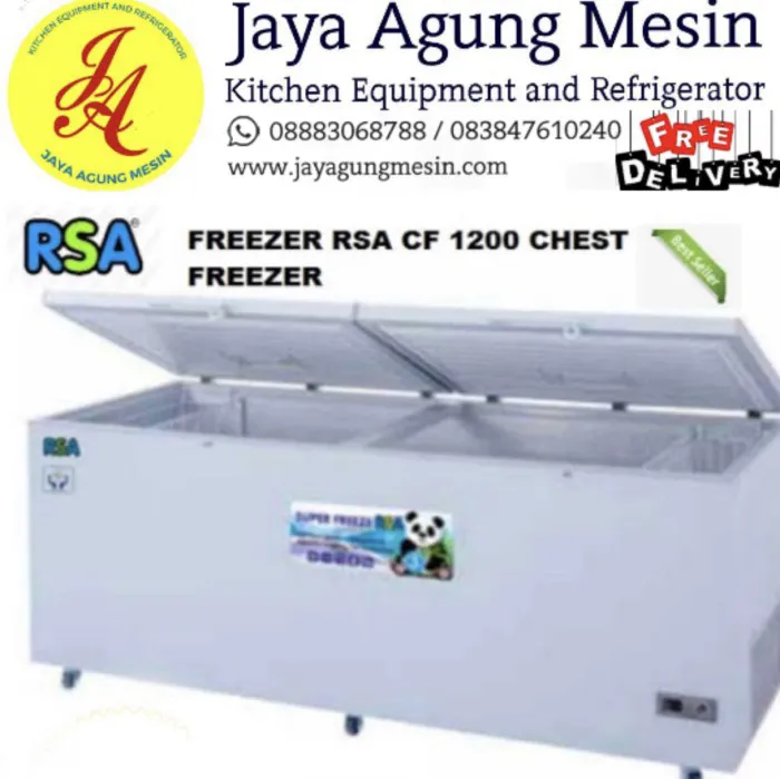 RSA CHEST FREEZER CF-1200 / CF 1200 PUTIH | Lazada Indonesia