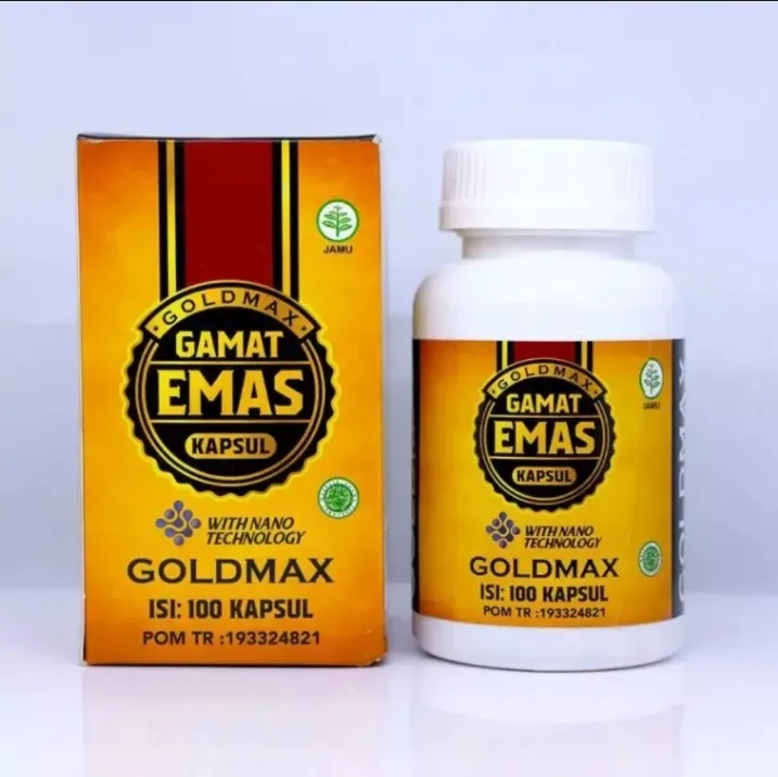 Gamat Emas Kapsul Golmax 100% Herbal Suplemen Untuk Kesehatan Tubuh ...