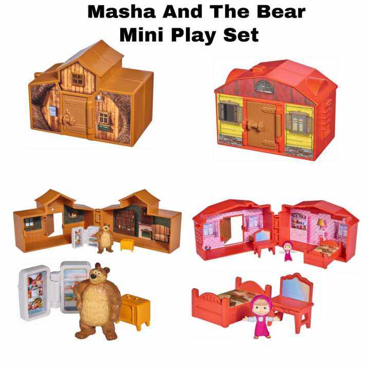 Masha And The Bear Mini Play Set Series Children's House Furniture Play ...