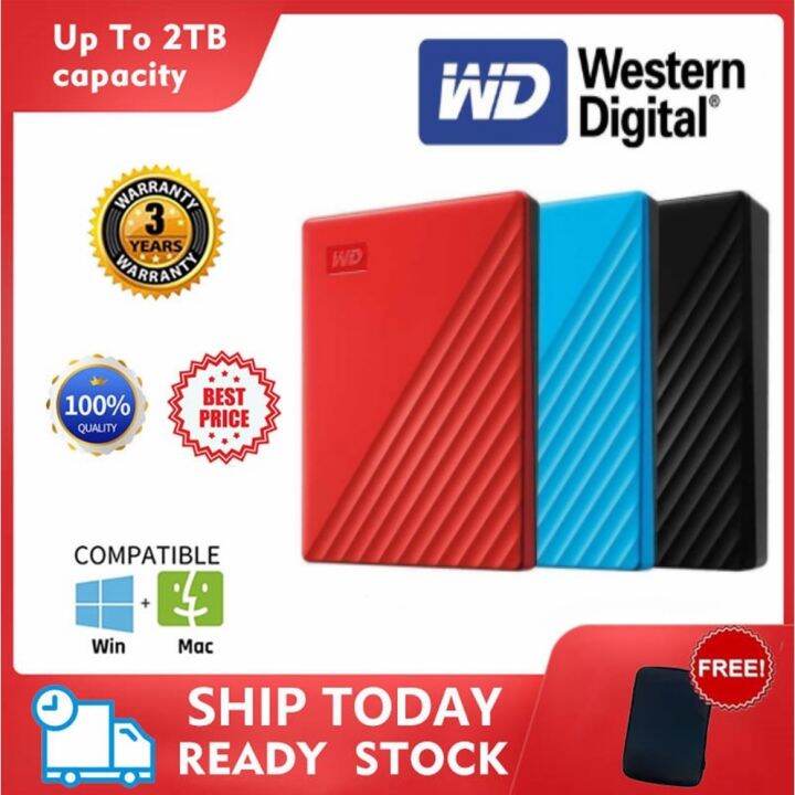 [Ready Stock] FOC: HDD BAG! WD PASSPORT 1TB / 2TB / EXTERNAL HARDDISK ...