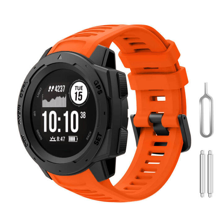 Ontube Soft Silicone Strap Replacement Bands Compatible with Garmin ...