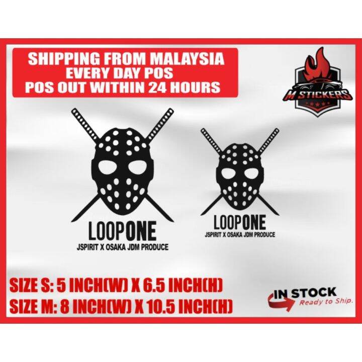 KANJO MASK CAR STICKER MYVI AXIA ALZA ARUZ CITY CIVIC ACCORD BMW HONDA ...