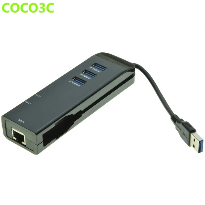 Mini Design 3 ports USB 3.0+ RJ-45 Gigabit Ethernet Network card USB3.0 ...