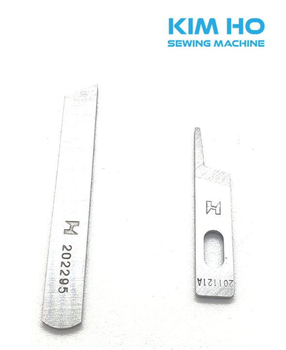 UPPER KNIFE 201121A + LOWER KNIFE 202295 SET OVERLOCK KNIFE FOR ...