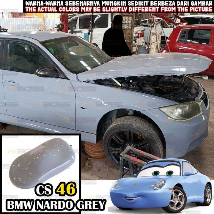 ( CS46 BMW Nardo Grey ) Aikka Old School Series Colour Kereta Paint Car Body Paint Motorcycles ...