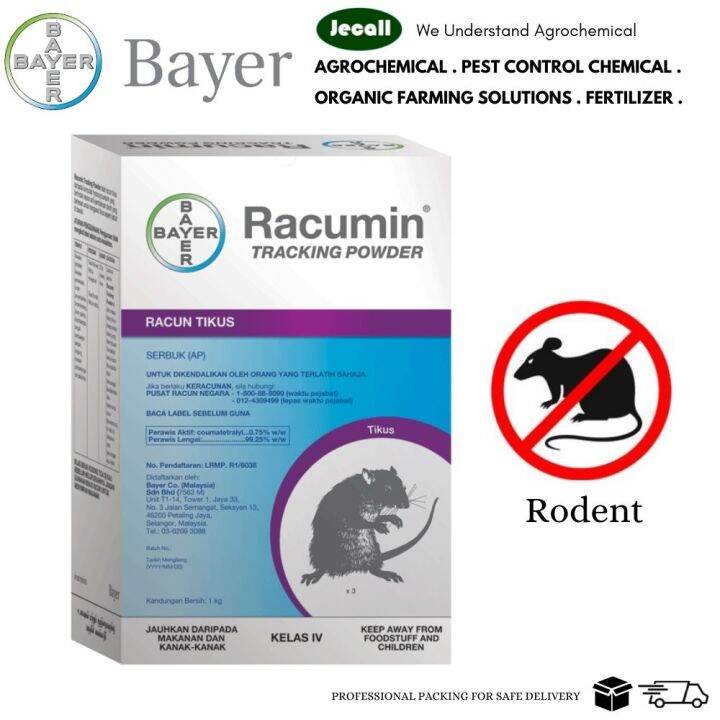 Bayer Racumin® Tracking Powder 1KG / Umpan Tikus / Coumatetralyl 0.75% ...