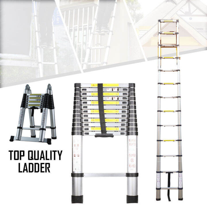 Telescopic Ladder Multi Extension Extendable Steps Aluminium | Lazada