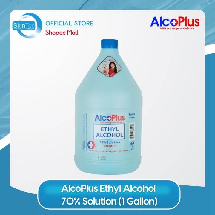 AlcoPlus Blue 70% Ethyl Alcohol (1 Gallon)okx | Lazada PH