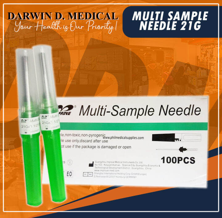 MULTI SAMPLE NEEDLE 21G PER PIECE | Lazada PH