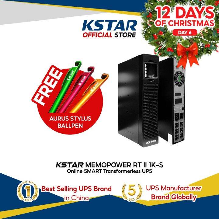 KStar On-Line UPS 1000VA-900W Uninterruptible Power Supply, MP RT 1K-S ...