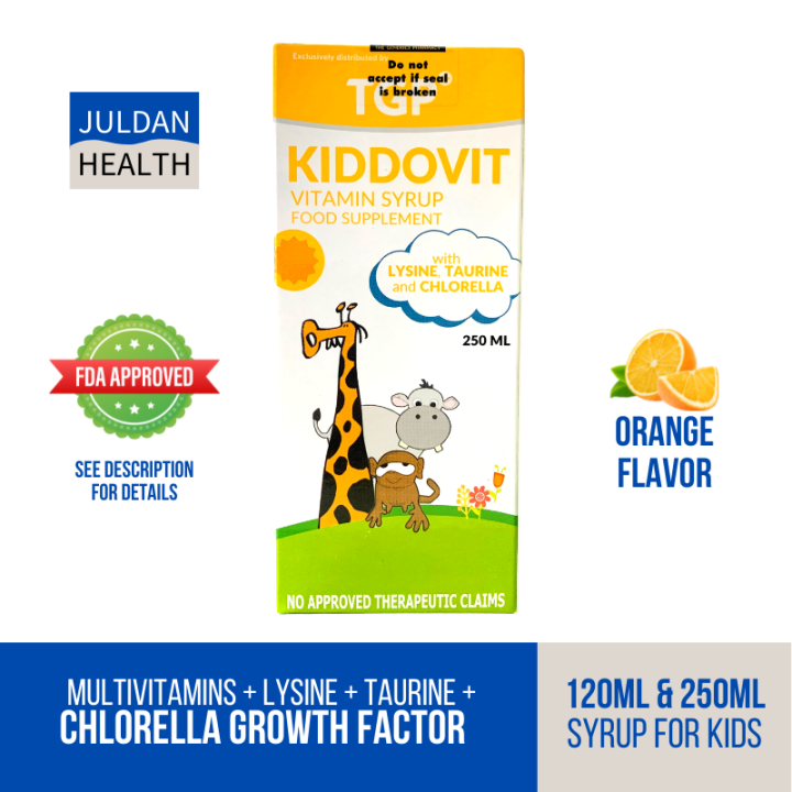 (Growee / Cherifer Generic) Kiddovit Multivitamins + Lysine + Taurine ...