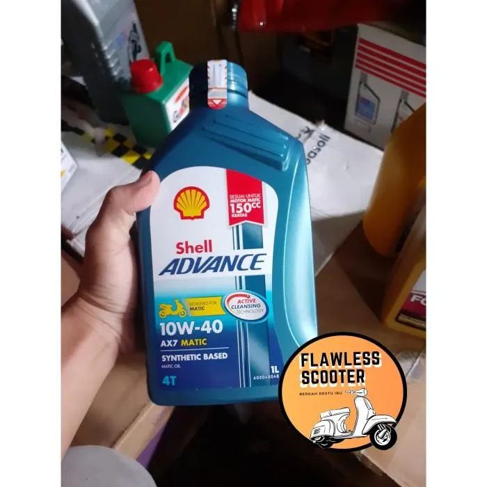 Oli Shell Advance 4T Biru 700Ml Vespa Matic | Lazada Indonesia