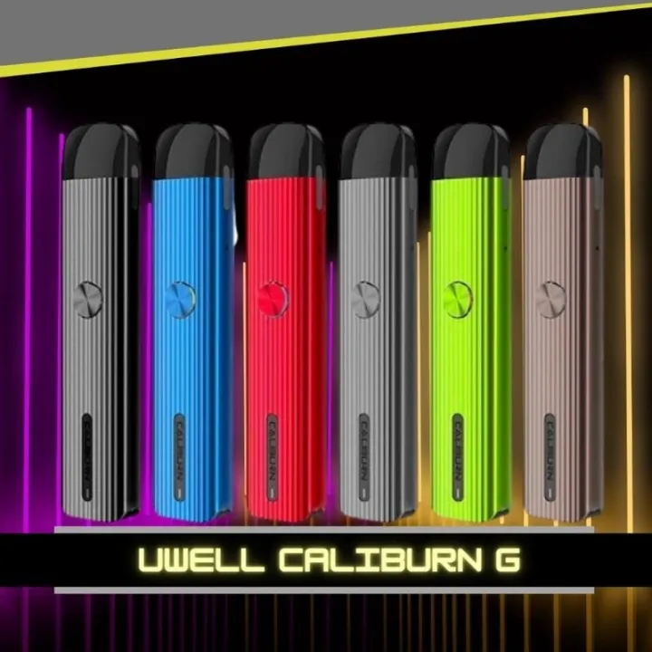 e-cigarette Uwell Caliburn G Pod System Kit Pods 0.8 ohm coils Legit ...