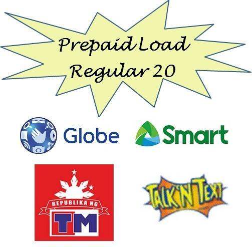 Smart, TnT, Globe, TM Regular Load 20 | Lazada PH