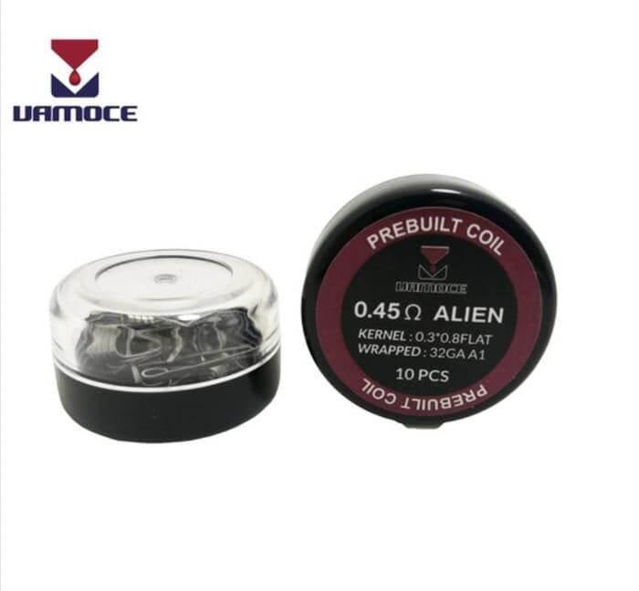 Coil Vamoce Alien Ni80 Prebuilt Coil Wire - Kawat Coil Alien Ni80 ...