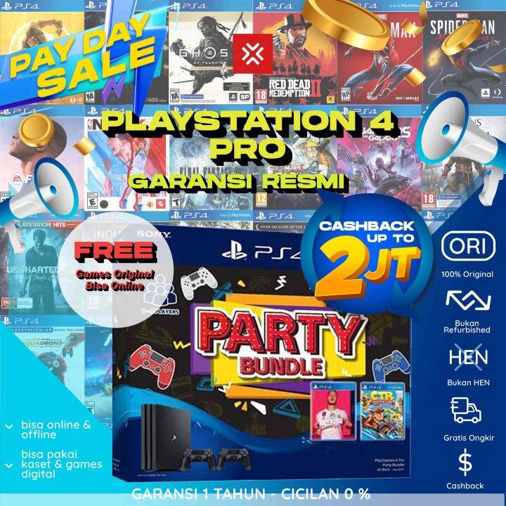 PS4 Pro 1 TB Playstation 4 Garansi Resmi Sony Indonesia 1 Tahun Bundle ...