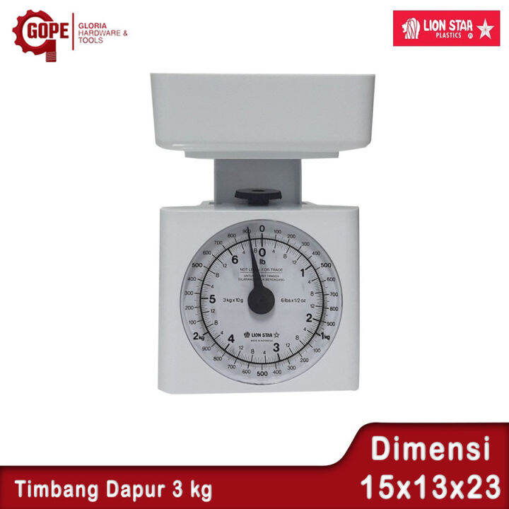 TIMBANGAN ROYAL SCALE 3KG LION STAR KS 4 | Lazada Indonesia