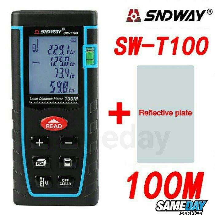 Meteran Laser 100m Digital Laser Rangefinder SNDWAY SW-T100 Meteran Laser 100m Digital | Lazada ...