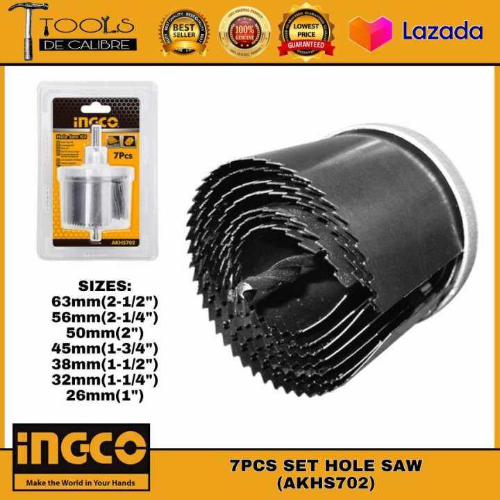 INGCO Hole Saw 7PCS/SET (AKHS702) | Lazada PH