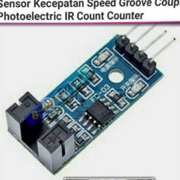 Sensor Speed Kecepatan Infrared Lm393 Counter Arduino Uno Mega Lazada