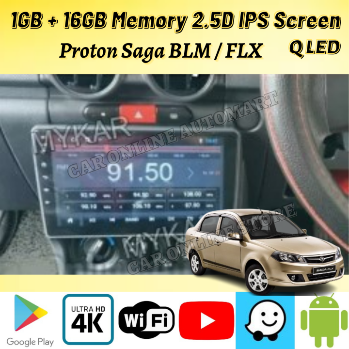 PROTON SAGA BLM / FLX ~ MOHAWK T3L MS SERIES Q-LED 1GB+16GB 4K ANDROID ...