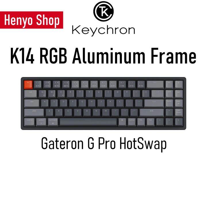 Keychron K14 Wireless Mechanical Keyboard RGB HotSwap Aluminum 72-keys 70% ANSI Layout | Lazada PH