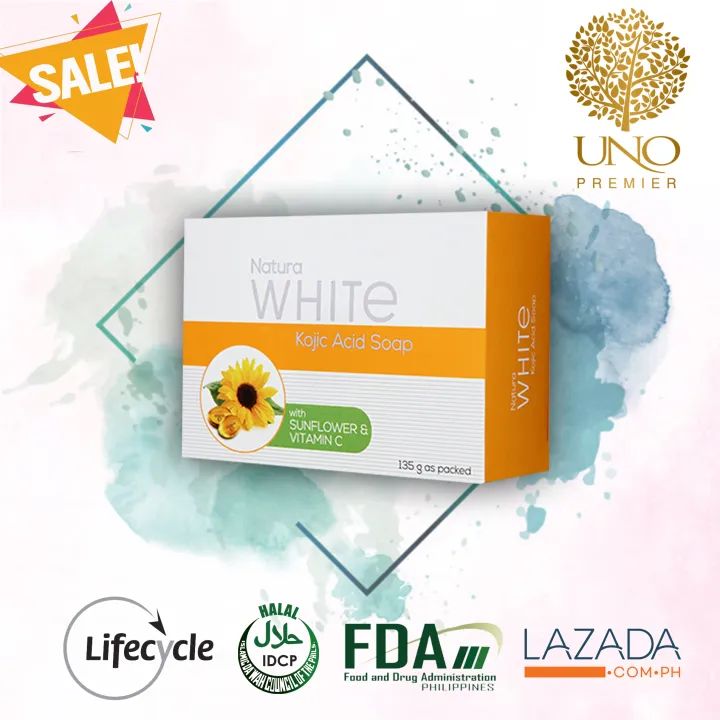 NATURAL WHITE KOJIC ACID SOAP UNO ORIGINAL 1PC | Lazada PH