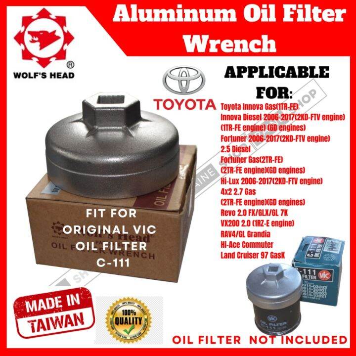 Oil Filter Wrench for Vic C-111 filter for innova fortuner Hi-Lux 2006 ...