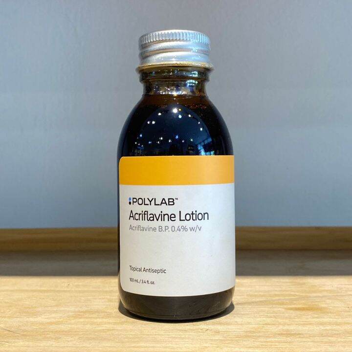 POLYLAB Acriflavine Lotion Topical Antiseptic 100ml | Lazada