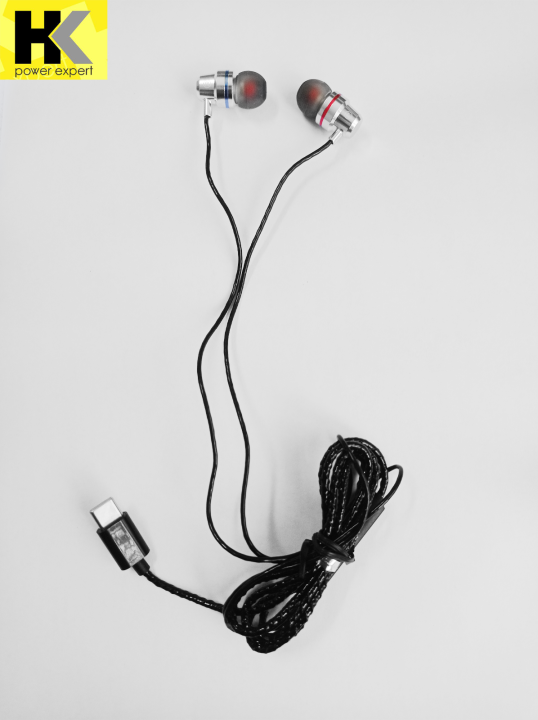 HK Earphone M26 TYPE C Original Handsfree Stereo Headset Port Type C ...