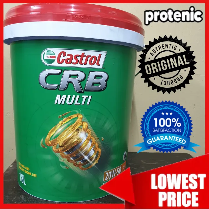Castrol CRB Multi 20W-50 CF-4 (18L) Diesel Engine Oil | Lazada