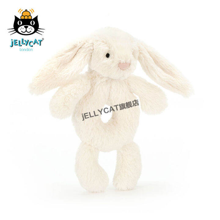 British jellycat ivory Bonnie rabbit hand-grabbed baby rattle plush ...